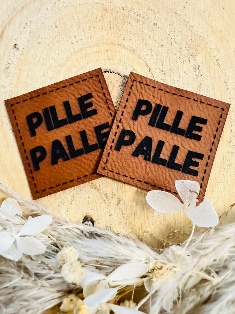 Kunstlederlabel Pille Palle – Bienenkinder